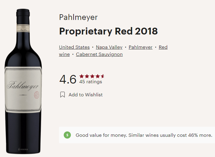 » Pahlmeyer 2018 Proprietary Red Wine