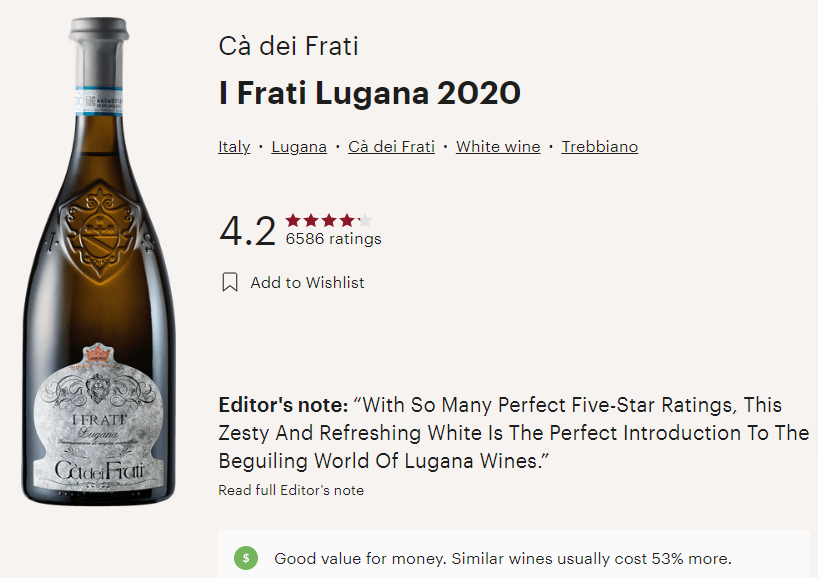 » Cà dei Frati 2020 i Frati Lugana