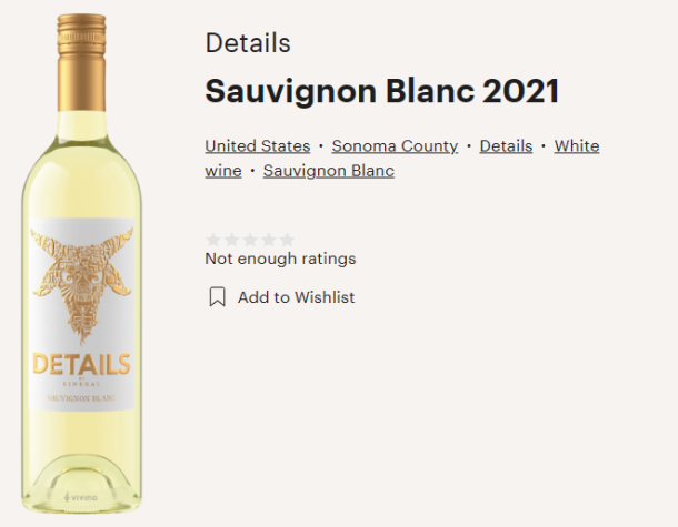 » Details 2022 Sauvignon Blanc