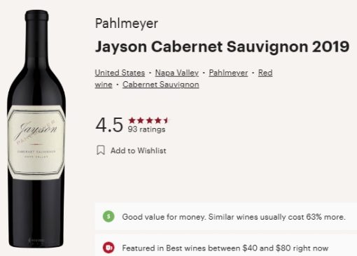 » Jayson 2019 Cabernet Sauvignon
