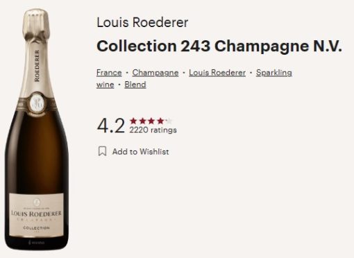» Louis Roederer Collection 243 Brut Champagne