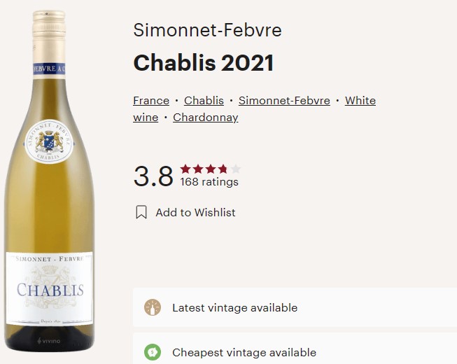 » Simonnet-Febvre 2021 Chablis