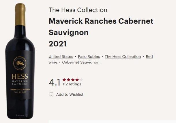 » Hess Collection 2023 Maverick Cabernet Sauvignon