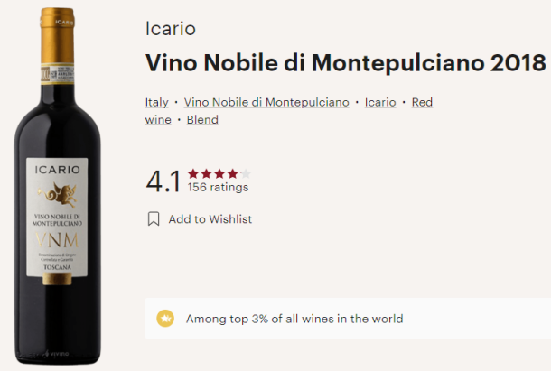 » Icario 2020 Vino Nobile di Montepulciano